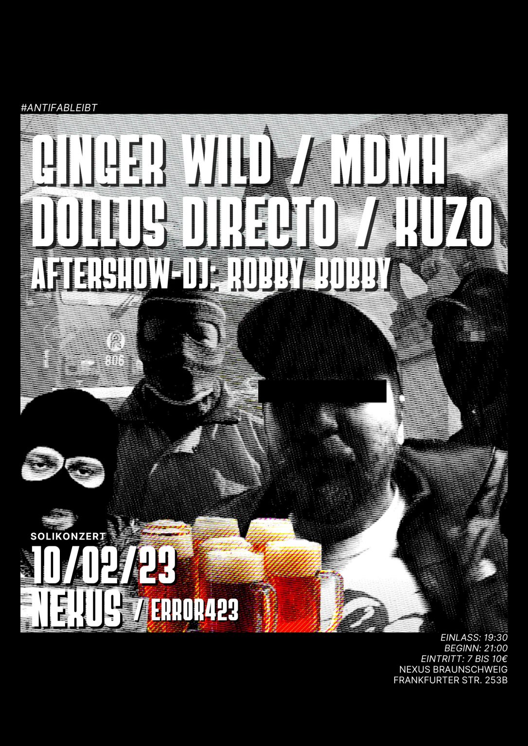 Ginger Wild, MDMH, Kuzo, Dollus Directo | Aftershow DJ: Robby Bobby ...