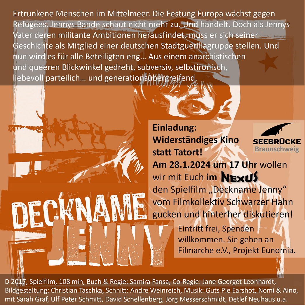 Film + Diskussion: „Codename Jenny“ – Nexus | Braunschweig