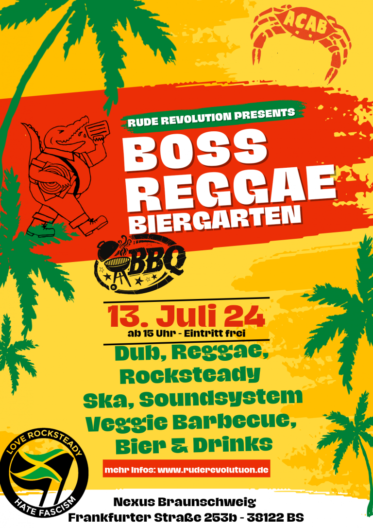 Boss Reggae Biergarten & BBQ – Nexus | Braunschweig